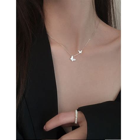 Lantisor Din Argint 925 Fluturasi