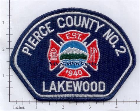 Washington Pierce County Fire District 2 Lakewood Patch Police And Fire Surplus