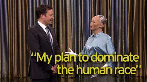 Sexy Robot Sophia Appears On The Tonight Show As She Tells Jimmy Fallon