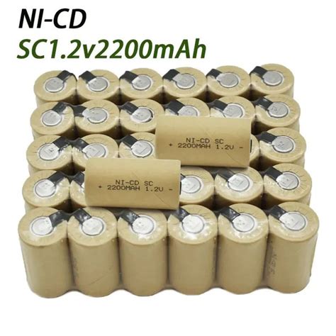 2-18 шт.Оригинальный SC - аккумулятор 1.2V 2200 - 2800 мАч Подзарядный ...