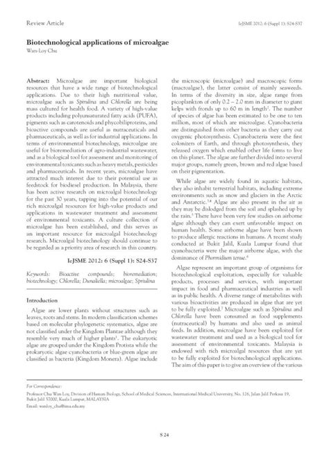 PDF Biotechnological Applications Of Microalgae Seacolorsseacolors Eu Images