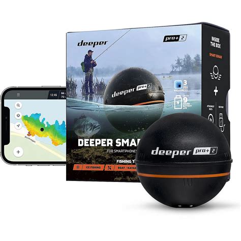 Deeper Smart Sonar PRO+2 Sonar, Black (DP5H10S10)