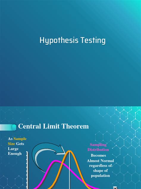Hypothesis Testing Pdf Statistical Hypothesis Testing Type I And