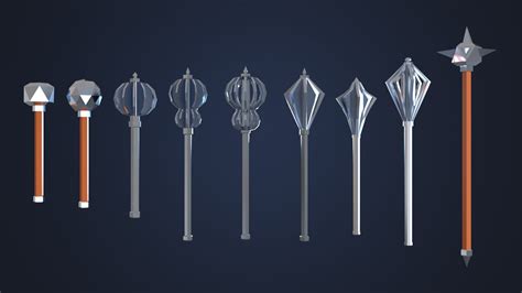 Low Poly Stylized Weapon Pack Asset Cloud