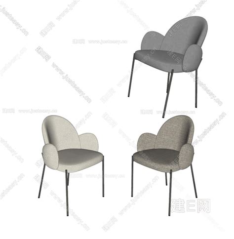 Minotti 现代餐椅模型su模型下载 Id112545308 建e室内设计网