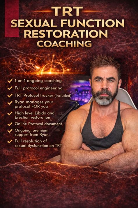 6 Month Advanced Trt Sexual Function Restoration Trt Coaching Pfs