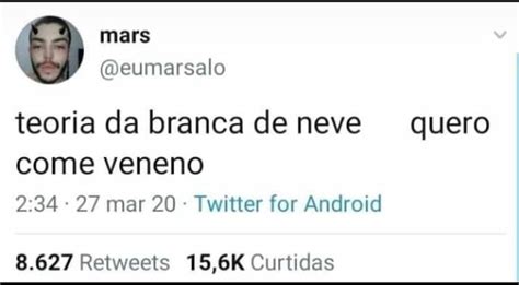 Teoria Da Branca De Neve Quero Come Veneno Twitter For Android 8627