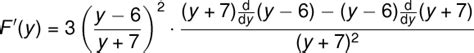 Math Principles Derivative Algebraic Rational Function