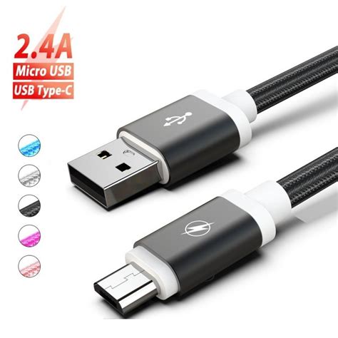 Кабел за трансфер и зареждане на мобилни устройства Usb Type C