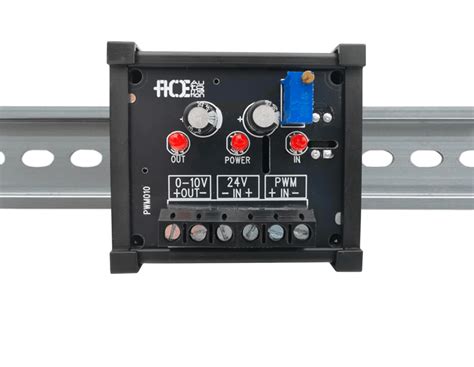 Pwm010 5v24v Pwm Input To 0 510 V Analog Output Converter Module Integrated Din Rail Bracket