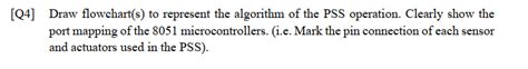 Solved Q4 Draw Flowcharts To Represent The Algorithm Of