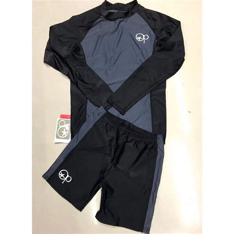 Womens Op Long Sleeves Rush Guard Stretchable Swimsuit Shopee