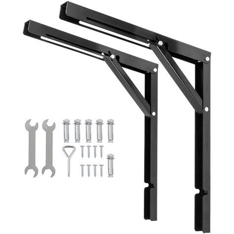 Vevor Folding Shelf Brackets 24 2pcs Heavy Duty Stainless Steel