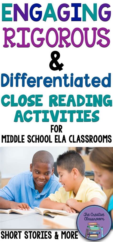 The Creative Classroom Close Reading Activities Close Reading Middle School Reading