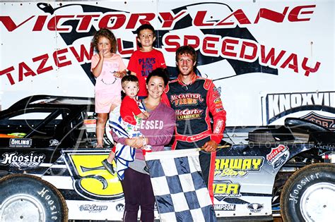 Mack Mccarter Scores Late Model Win Tazewell Speedway Tazewell Tennessee