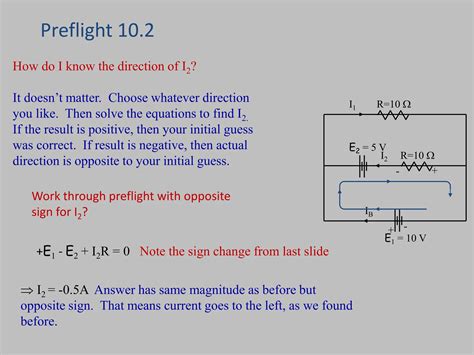 Phy116110kirchhoffcurrentvoltagelaw Loop Rule And Junction Rule 1ppt Physics Science