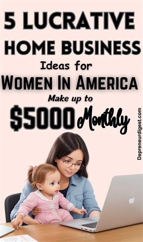 5 Lucrative Home Business Ideas For Women In America In 2024 Home