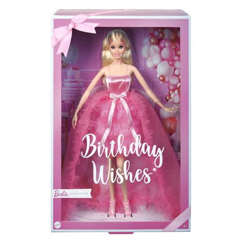 Barbie Birthday Wishes Blonde In Pink Dress The Doll Store Online Only