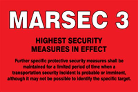 Marsec Level 3