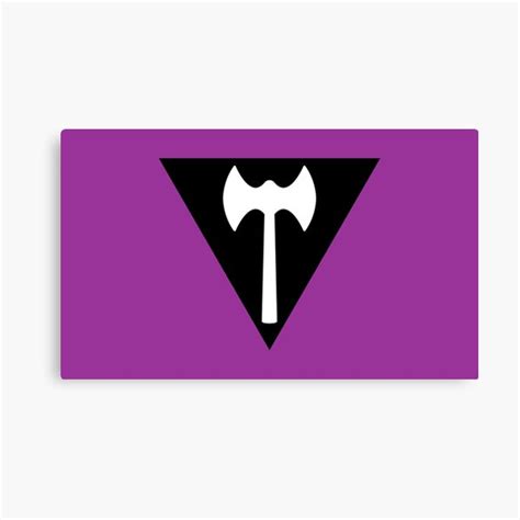 Labrys Lesbian Pride Flag Wall Art Redbubble
