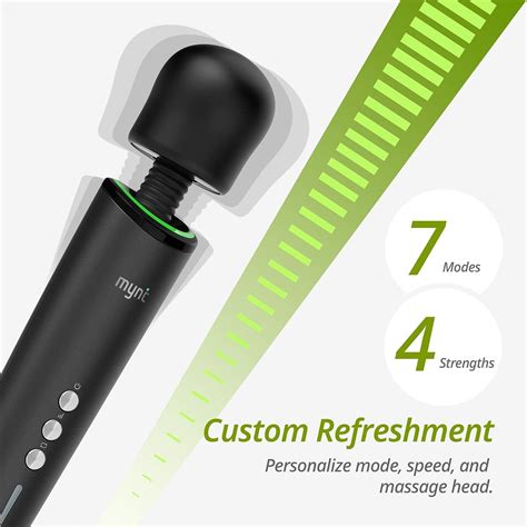 Mynt Cordless Handheld Massager Powerful Portable Wand Massager With