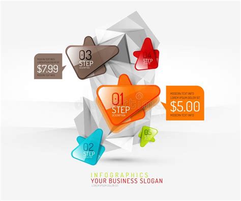 Vector Fresh Business Abstract Infographic Stock Vector Illustration