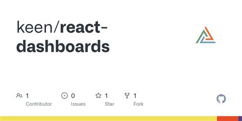 Github Keenreact Dashboards