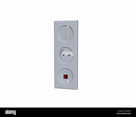 Double Socket In The Wall Stock Photo Alamy