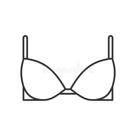Brassiere Linear Stock Illustrations 286 Brassiere Linear Stock