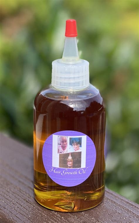 Product Highlight Organic Hair Growth Oil Blackhairandskincare