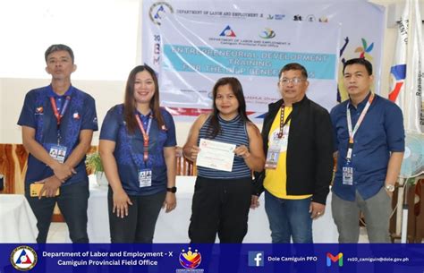 Dole 10 Trains 41 Worker Beneficiaries In Camiguin On Entrepreneurship Philippine Information