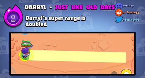 Darryl Hypercharge Idea R Brawlstars