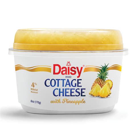Daisy Cottage Cheese With Pineapple 6 Oz —