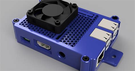 40mm Fan Top Case For Raspberry Pi 3B Case By Mkellsy By SPEKERDUDE Download Free STL Model