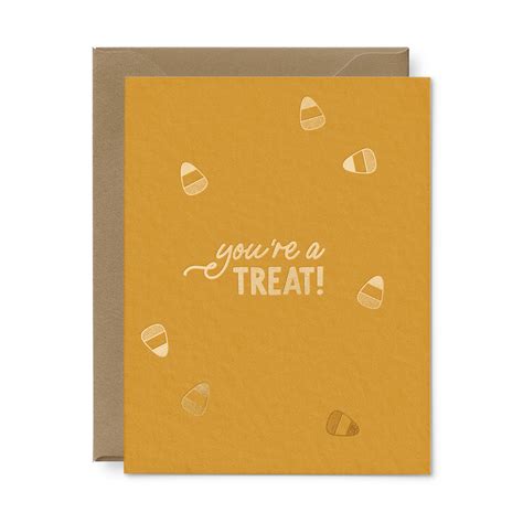 Youre A Treat Halloween Greeting Card Ruff House Print Shop