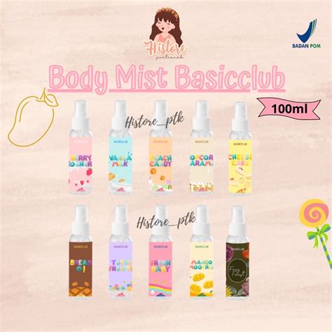 Jual Basicclub X Geamoore Body Mist Premium EDT Parfum 100ml Shopee Indonesia