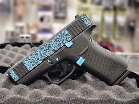 Glock 43x 9mm Special Edition Blue Scroll Dukes Sport Shop Inc