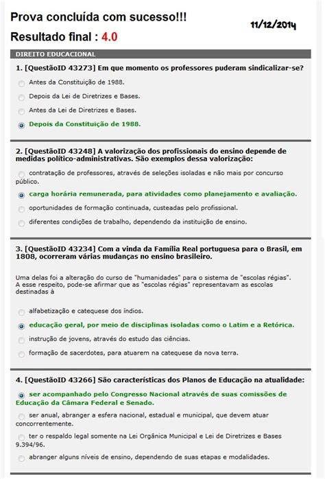 Pedagogia Online Ead Provas Online