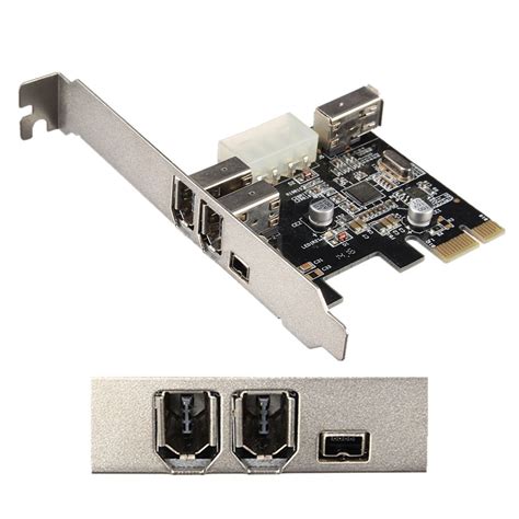 PCI Express X1 PCI E FireWire IEEE1394 Controller Card 3 Port For Desktop BF 190268184120 EBay