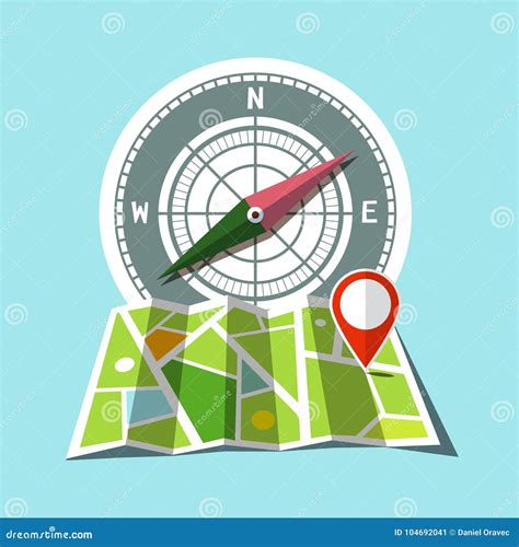 Compass And Map Icons Vector Illustration 11521422