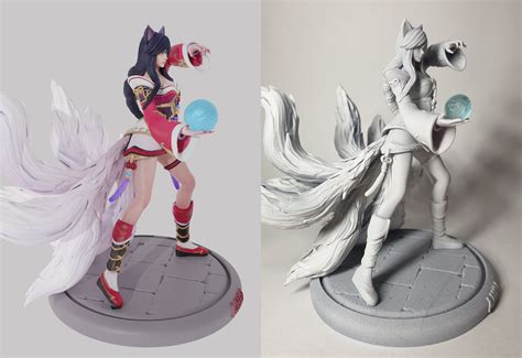 Archivo 3D Ahri Liga de Leyendas Objeto de impresión 3D para descargarCults