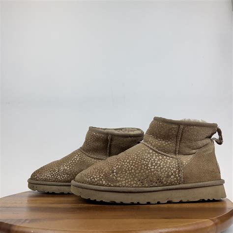 Womens Ugg Classic Mini Ii Chestnut Spotted Depop