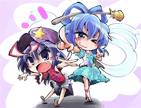 Kaku Seiga And Miyako Yoshika Touhou Drawn By Shinapuu Danbooru