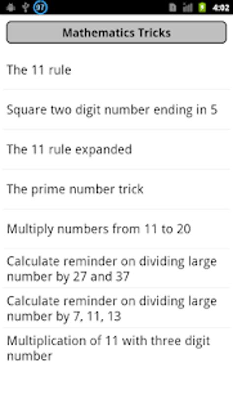 maths tricks tips patterns apk สำหรับ android ดาวน์โหลด