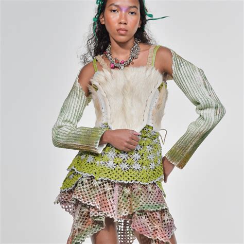 Veredas Green Silver Pixie Dress Apoc Store