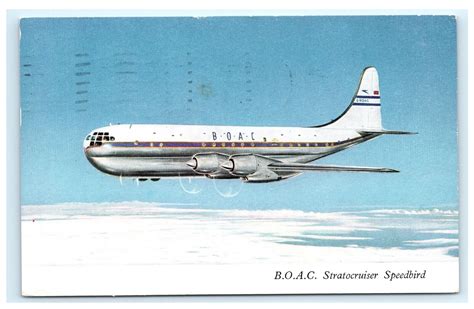 Boac Stratocruiser Speedbird Boeing Pratt Whitney Airplane Jet