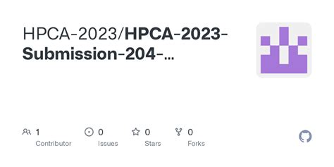 Github Hpca Hpca Submission Evaluation Cycles