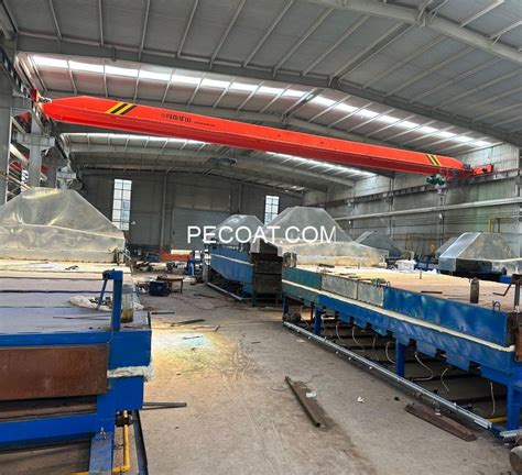 Welded Wire Mesh Plastic Coating Line Production Line For Wire Mesh Roll