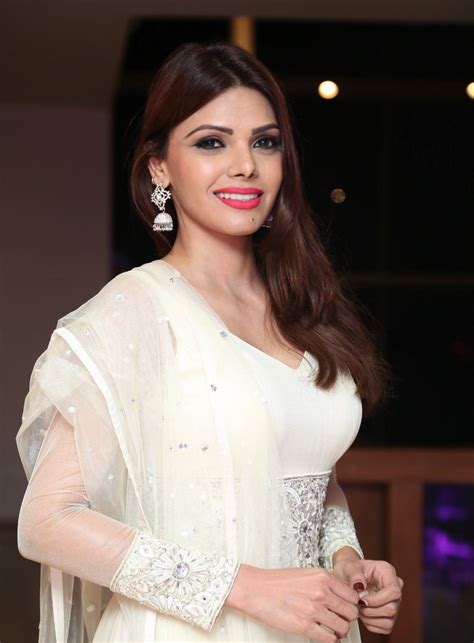 Sherlyn Chopra Looks Super Hot In White Dress At Dj Inayah Sharon Aamir