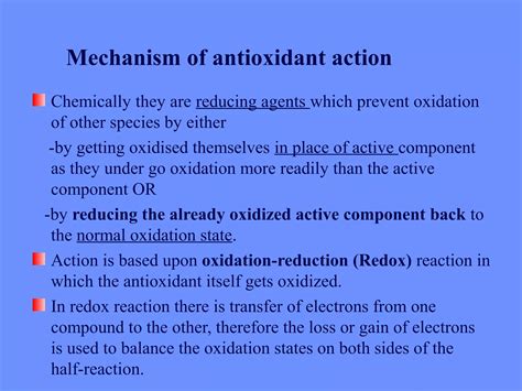 Antioxidants Ppt